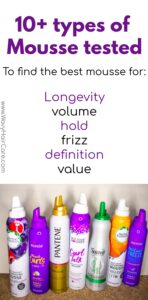 10 mousse brands tested head-to-head on my wavy hair (with pics ...