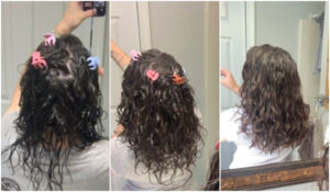 Parting Wavy Hair & Cowlicks - Wavy Hair Care